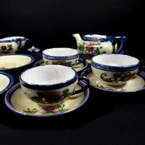 Unbranded | Toys | Vintage 95s Japanese Lusterware 14 Piece Tea Set ...
